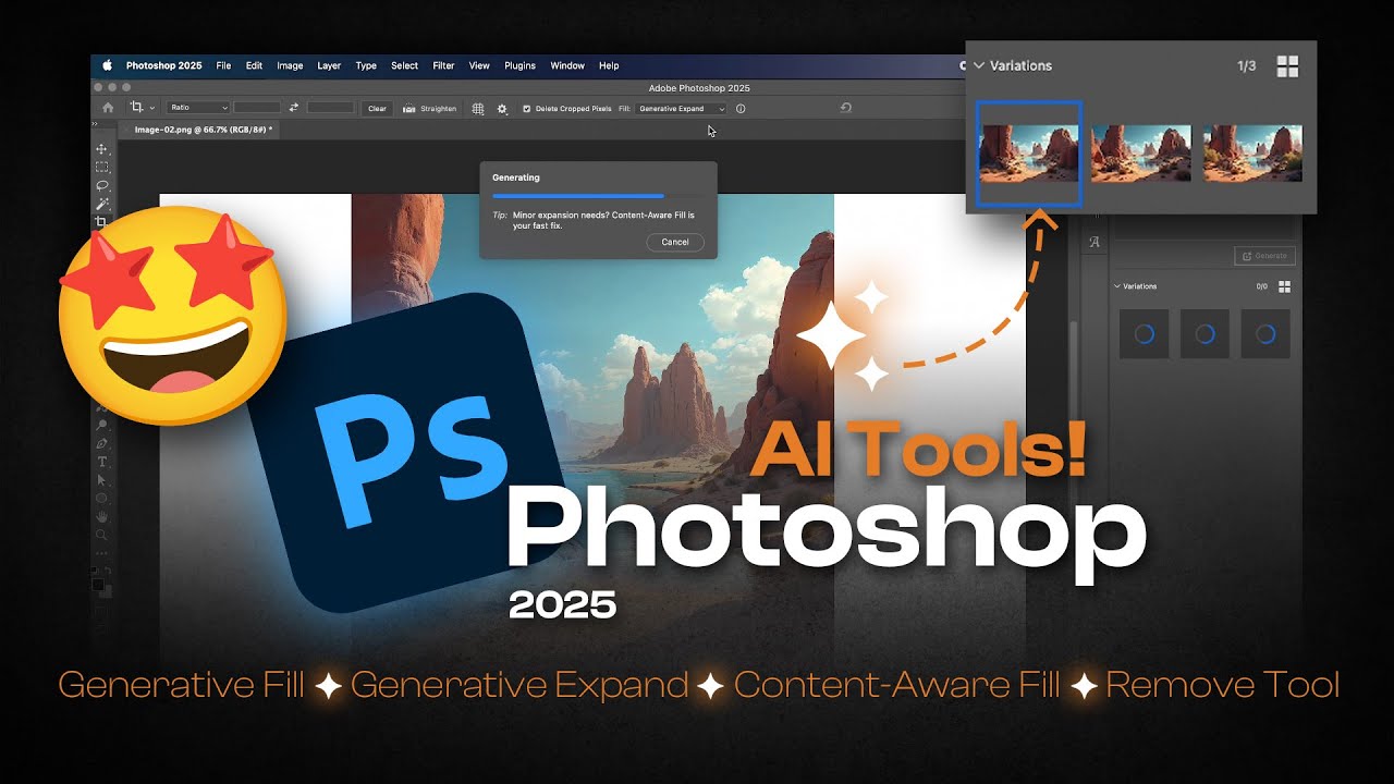 Photoshop 2025 AI Features Explained | The Future of Design Begins ...