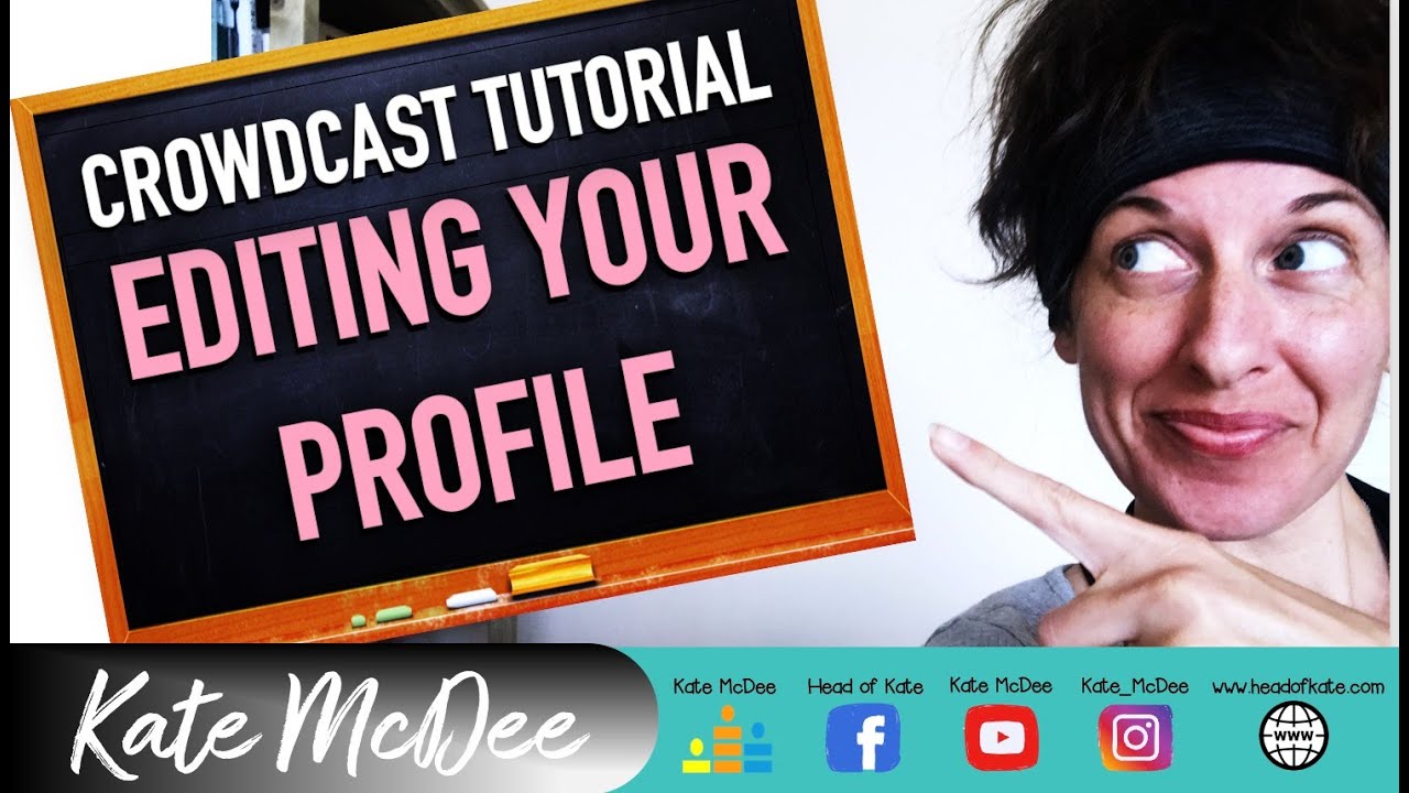 Crowdcast Tutorial: How to Edit Your Crowdcast Profile & Set Password (Streaming Fitness Classes ...