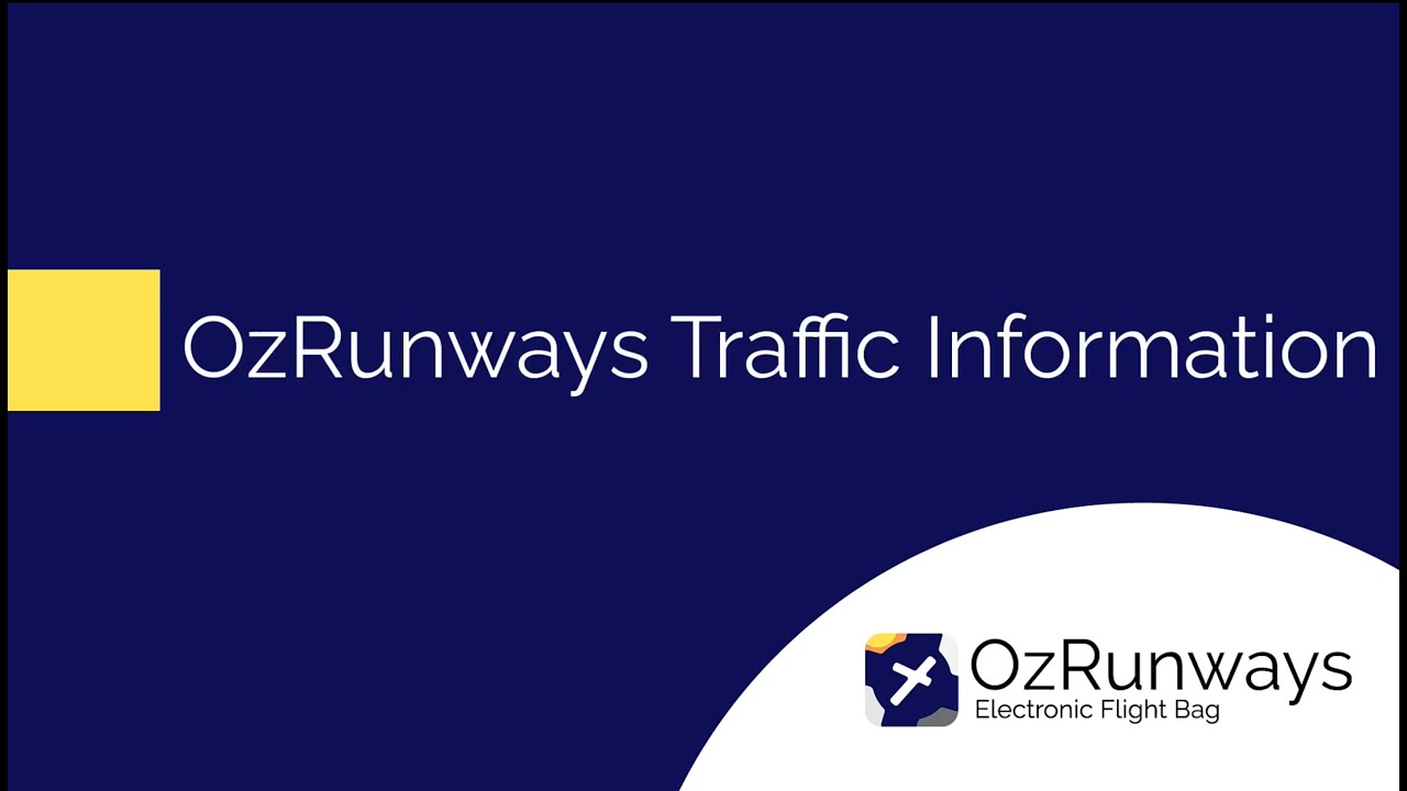 OzRunways Traffic System and ADS-B Information - YouTube