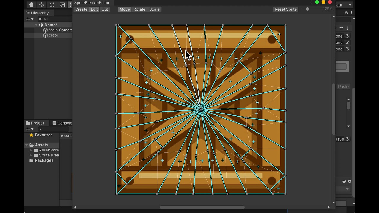 Sprite Breaker for Unity Demo - YouTube