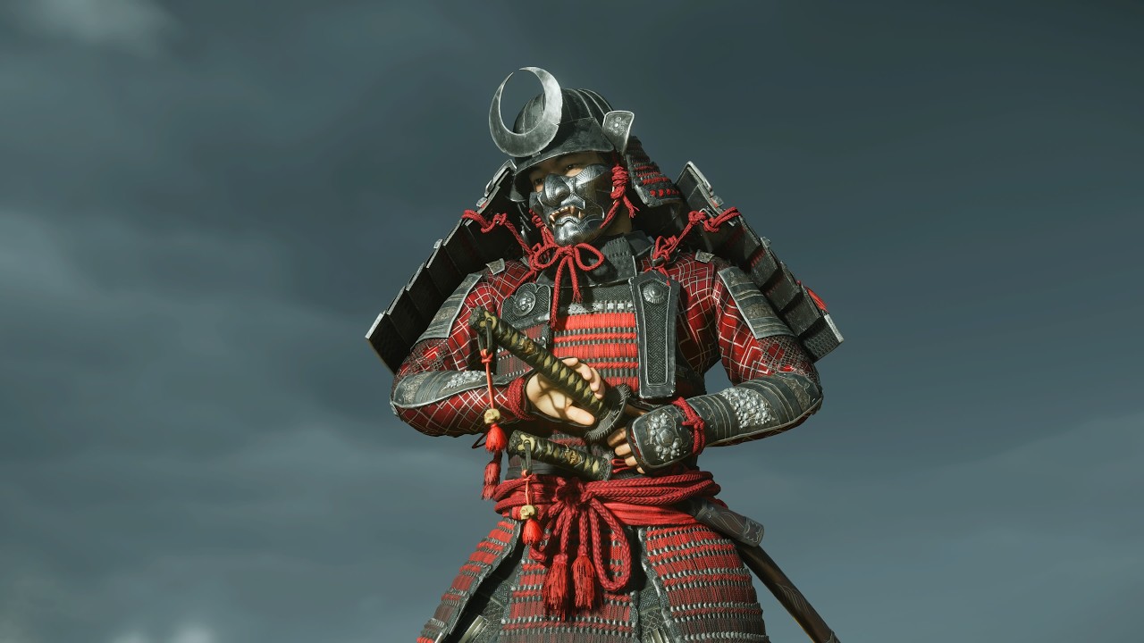 SCARY RED SAMURAI - Ghost of Tsushima - Stealth & Combat Gameplay ...