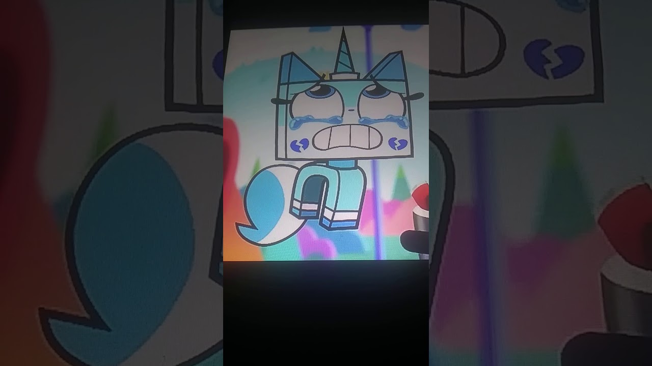 Unikitty looks heartbroken we better hug her to make her feel better ...