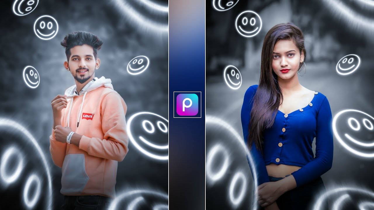 Smile photo editing in picsart | Smile emoji photo editing | Picsart ...