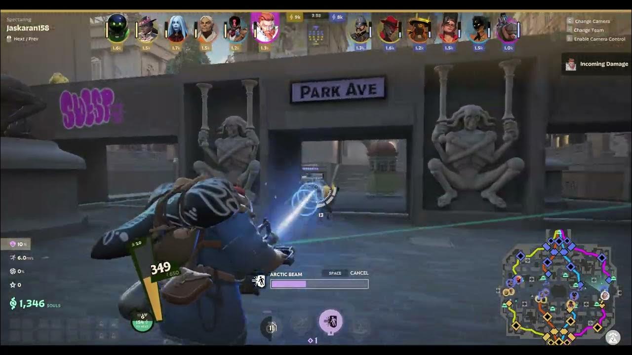 Deadlock - Basic Lane Movement Tech - Jump-Dash, Dash-Jump (3 Stam bars) - Aerial Perspective ...