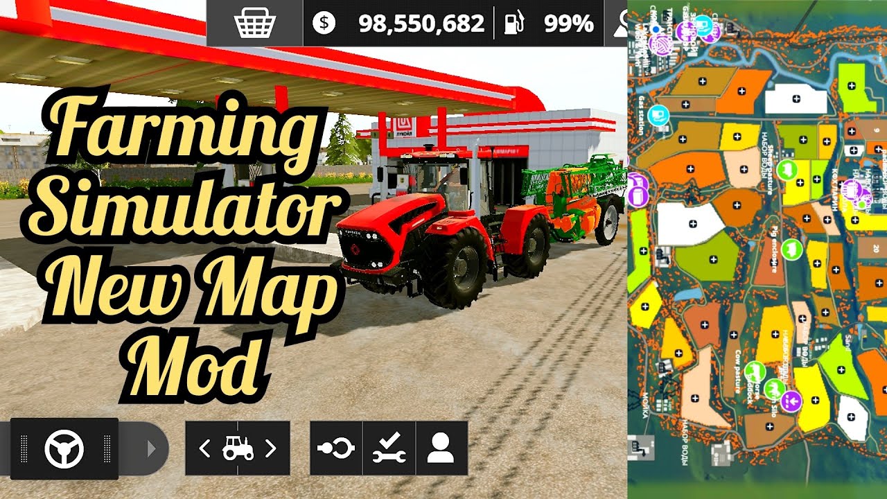 Farming Simulator 20 New Tractor Mod| Fs20 New Map Mod #farminggames # ...