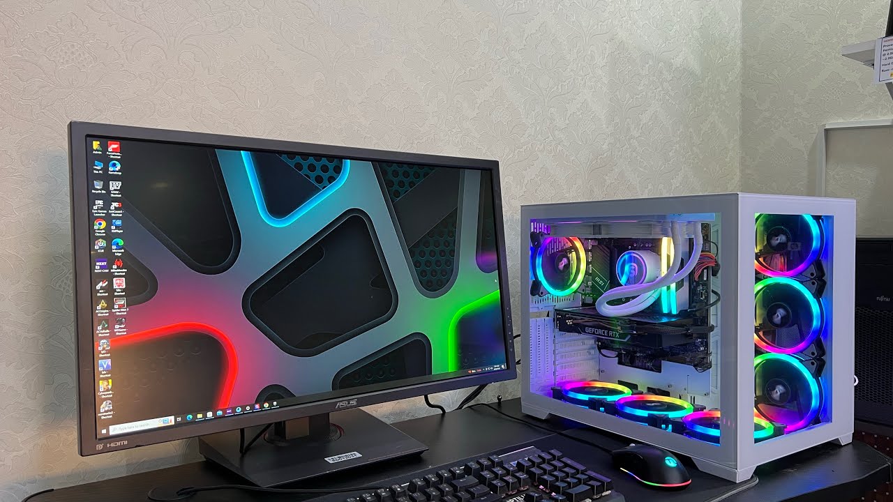 12th Gen Gaming Pc i5-12400 With RTX 2060 Super With DarkFlash C285 ...