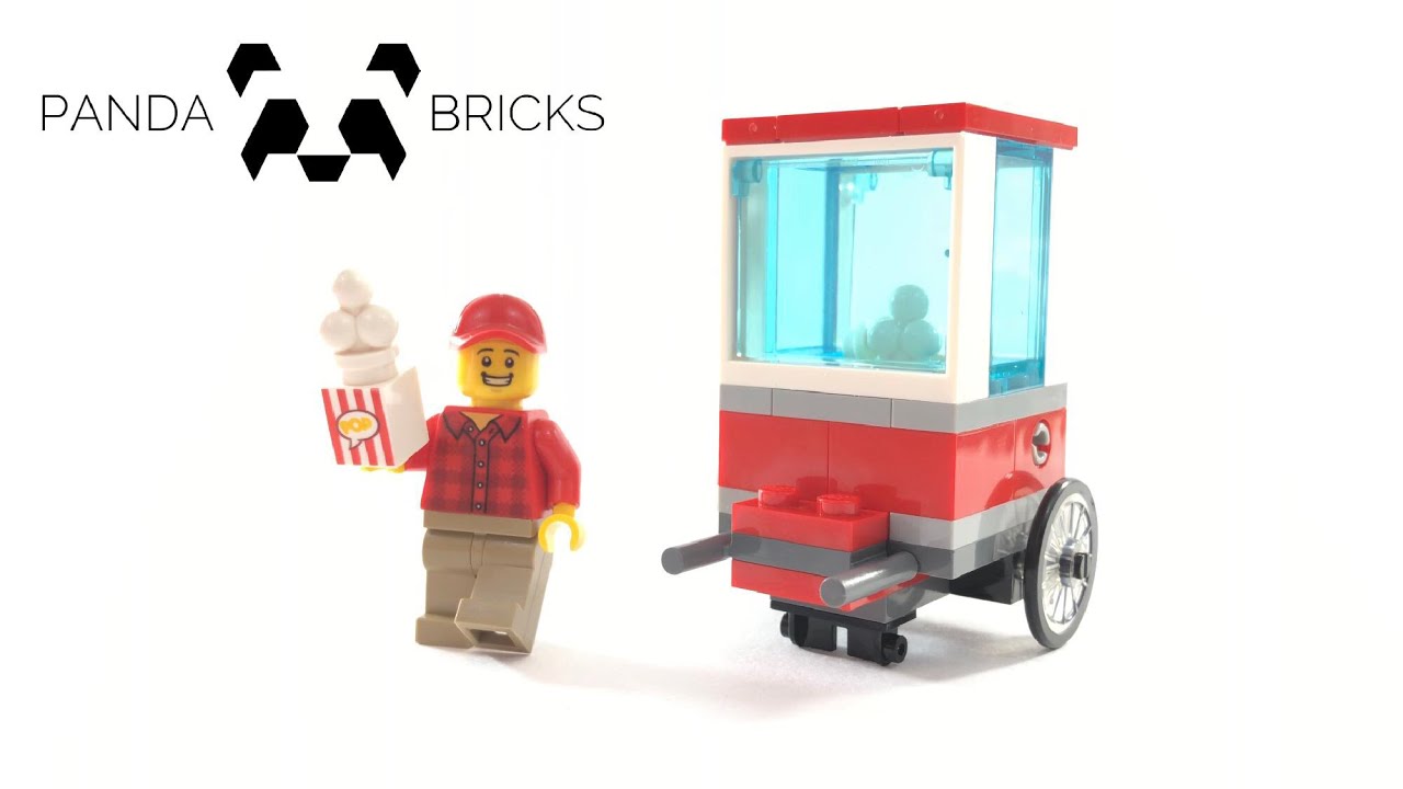 LEGO City Popcorn Cart Review! 30364 - YouTube