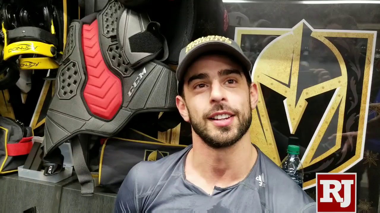 Brandon Pirri of the Golden Knights speaks - YouTube