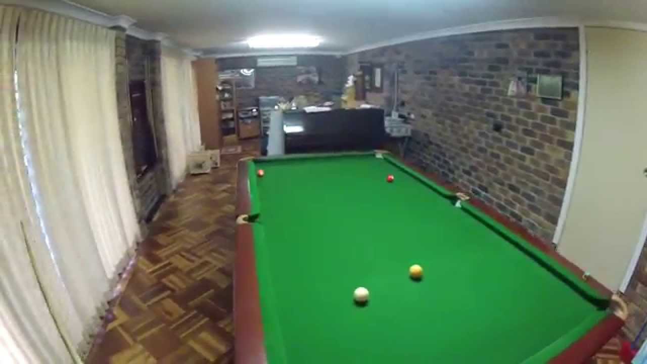 Practising Cowboy pool at home - YouTube