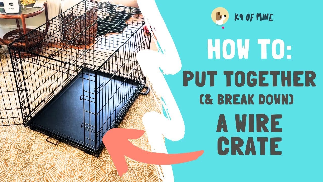 How To Disassemble A Dog Crate