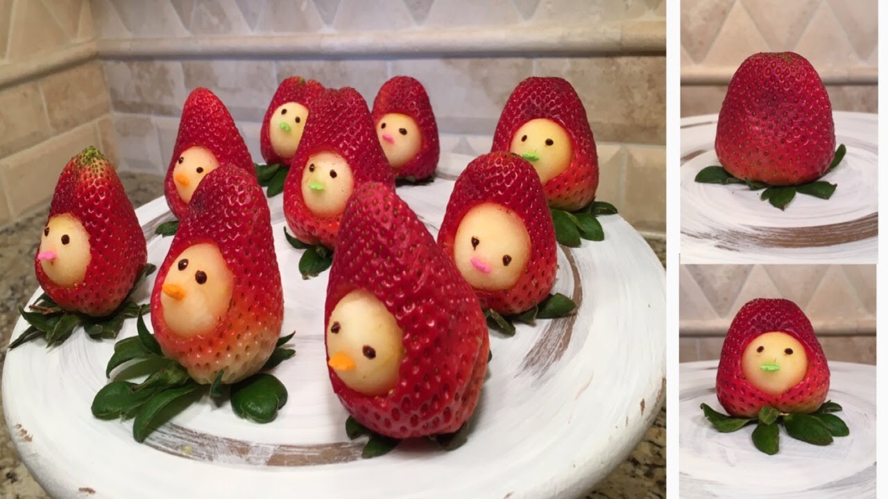 🍓Strawberry Men🍓 : How To , Fun Fruit Ideas,Fun Food , So Yummy ! - YouTube
