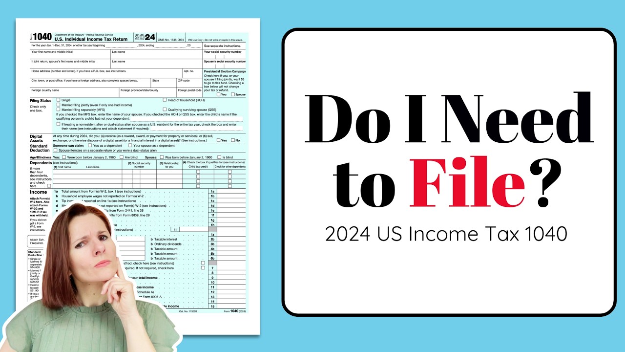 Do You Need to File Taxes in 2025? Filing as a Dependent? SS Income? Self-Employed? - YouTube