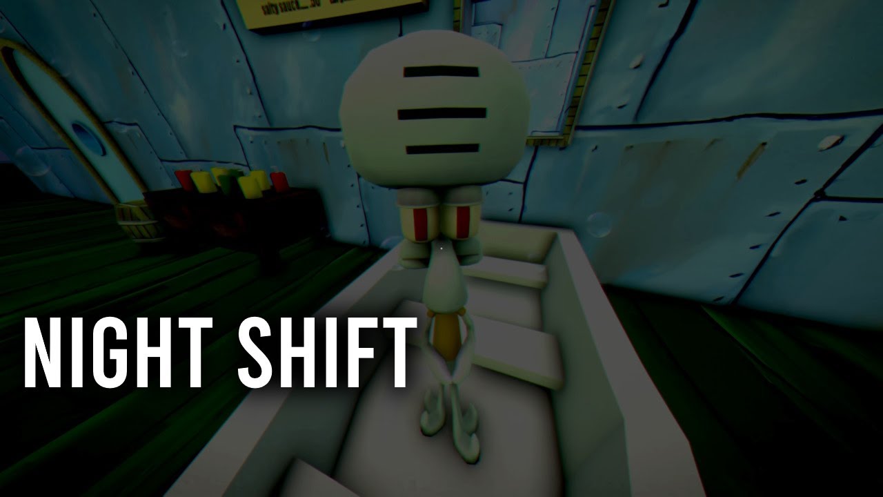 Spongebob Night Shift Adventure - YouTube