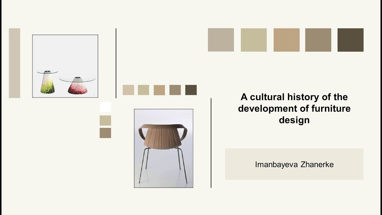 1-module. A cultural history of the development of furniture design ...