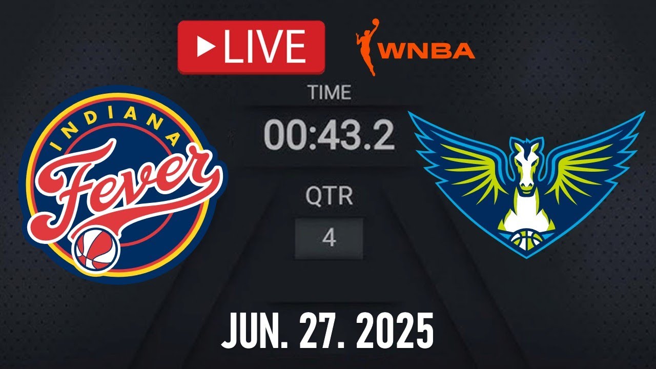 WNBA LIVE! Indiana Fever vs Dallas Wings LIVE | June 27, 2025 | WNBA ...