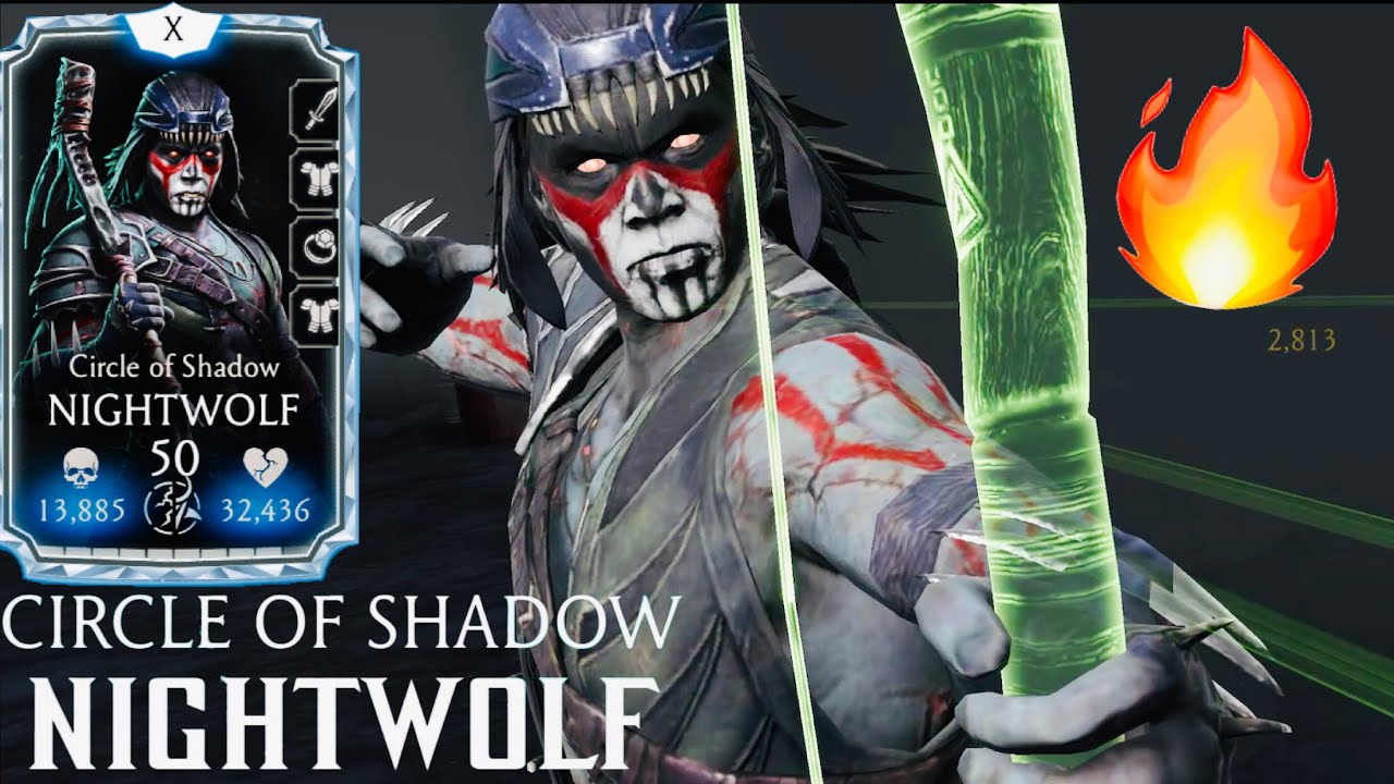 Nightwolf Circle of Shadow FW Gameplay Review MK Mobile - YouTube