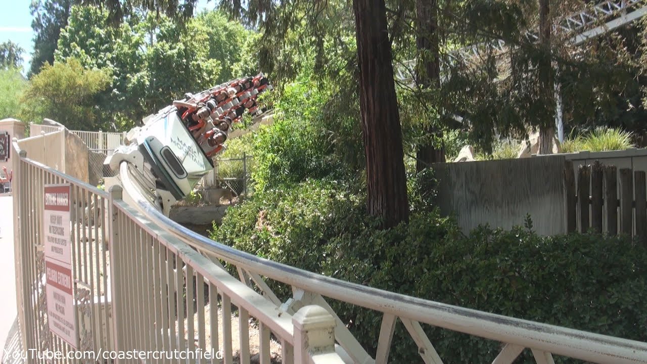 Revolution (Off-ride HD) Six Flags Magic Mountain - YouTube