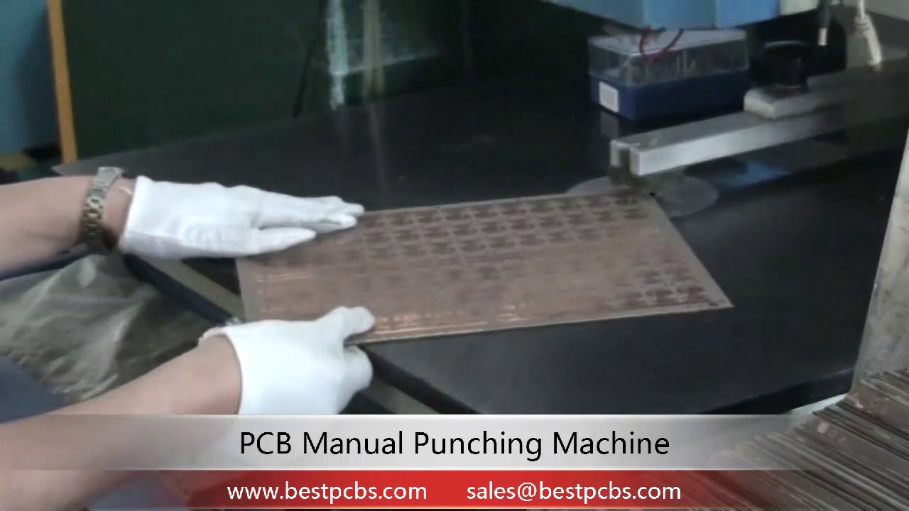 PCB Manual Punching Machine from Best Technology - YouTube