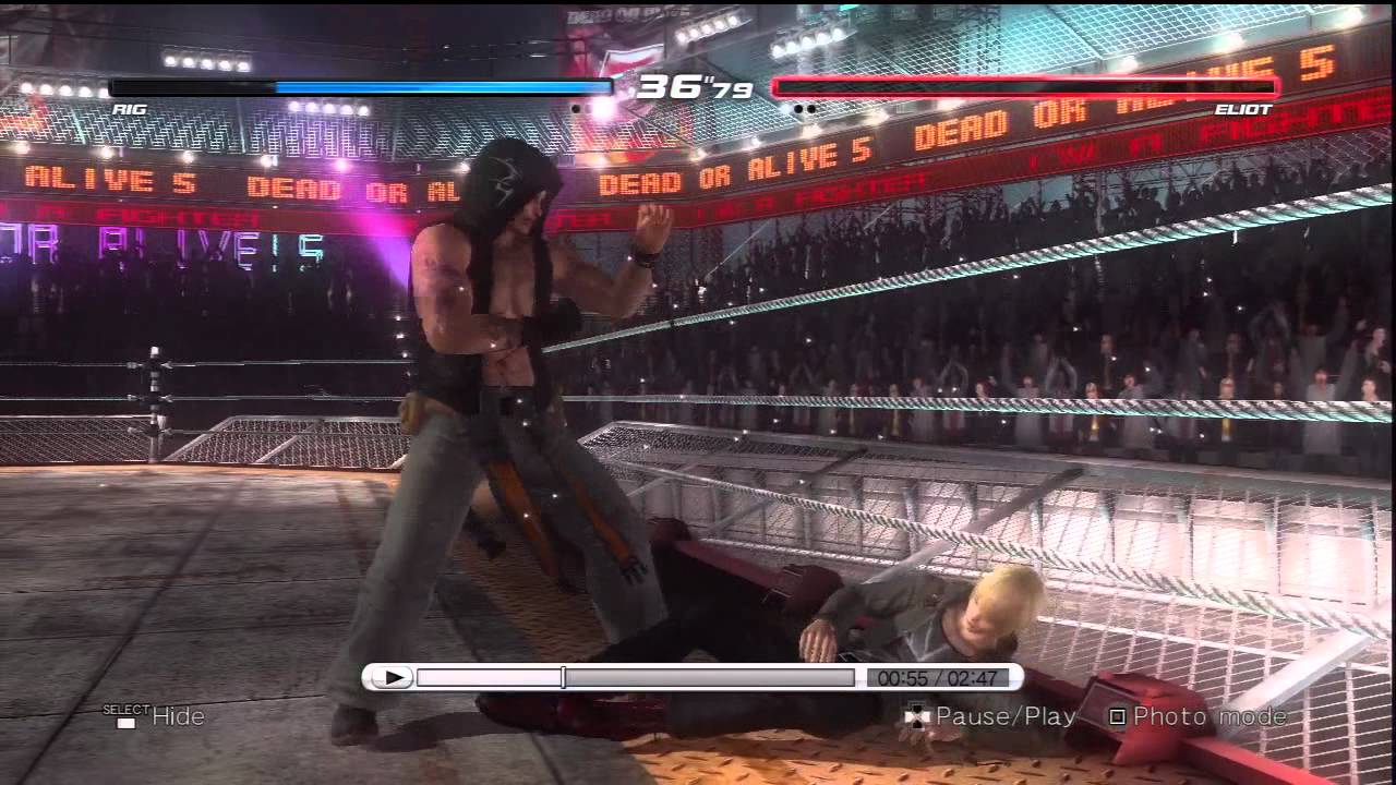 Rig vs Eliot #1 DOA5 August Build - YouTube