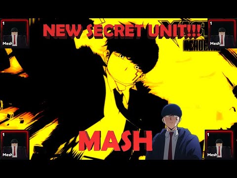 HOW TO GET MASH in Anime Last Stand - NEW SECRET/ULTIMATE UNIT - YouTube