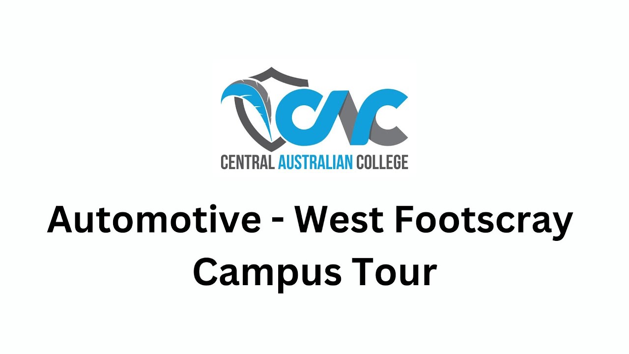 Welcome To CAC | Central Australian College - Automotive - West ...