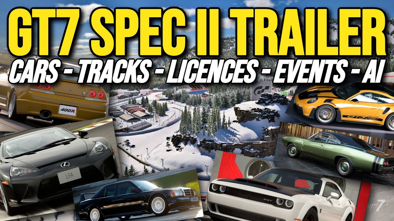 GT7 Spec II TRAILER Drops! New Cars | Circuits | Events | Master ...
