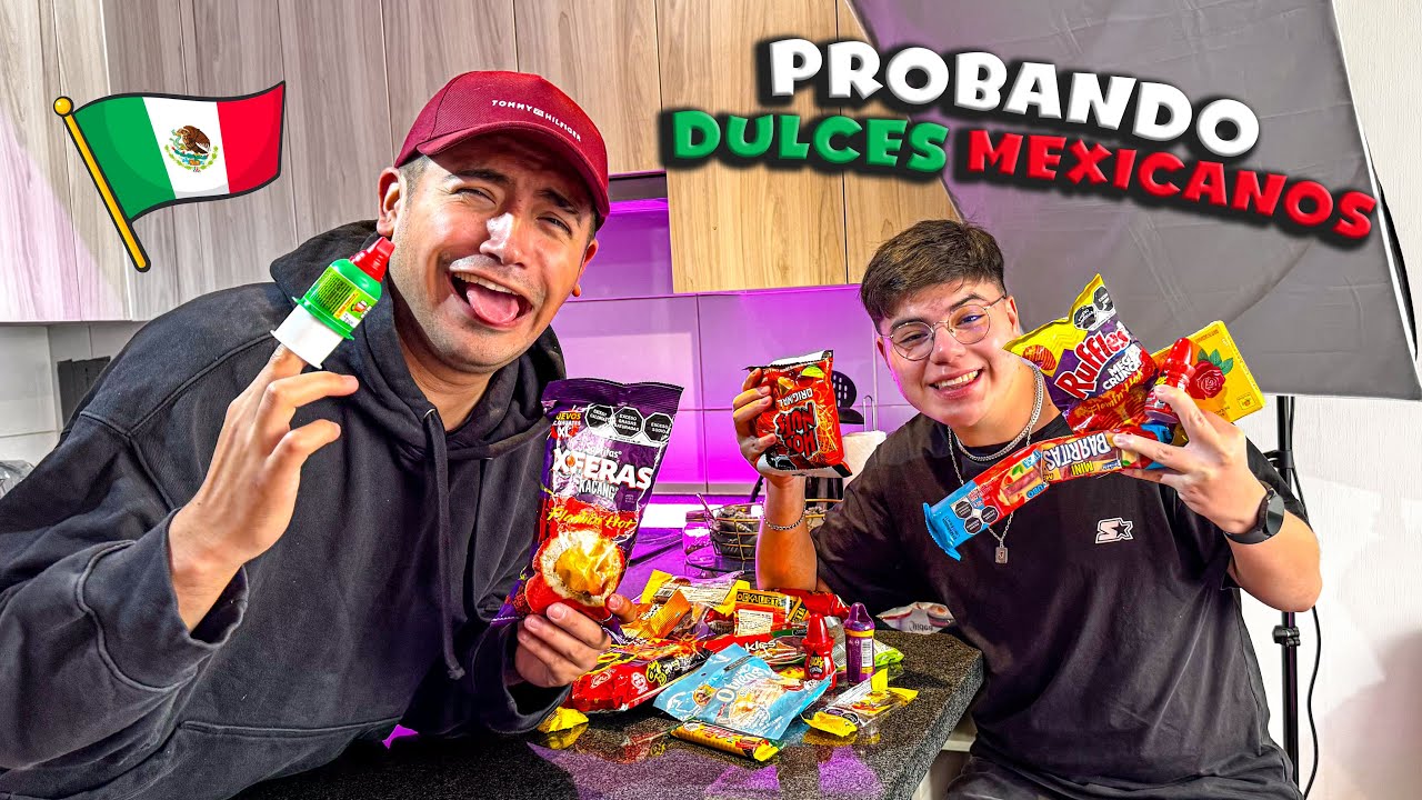 CHILENOS PROBANDO DULCES MEXICANOS ¿SON BUENOS? 🇲🇽 - YouTube