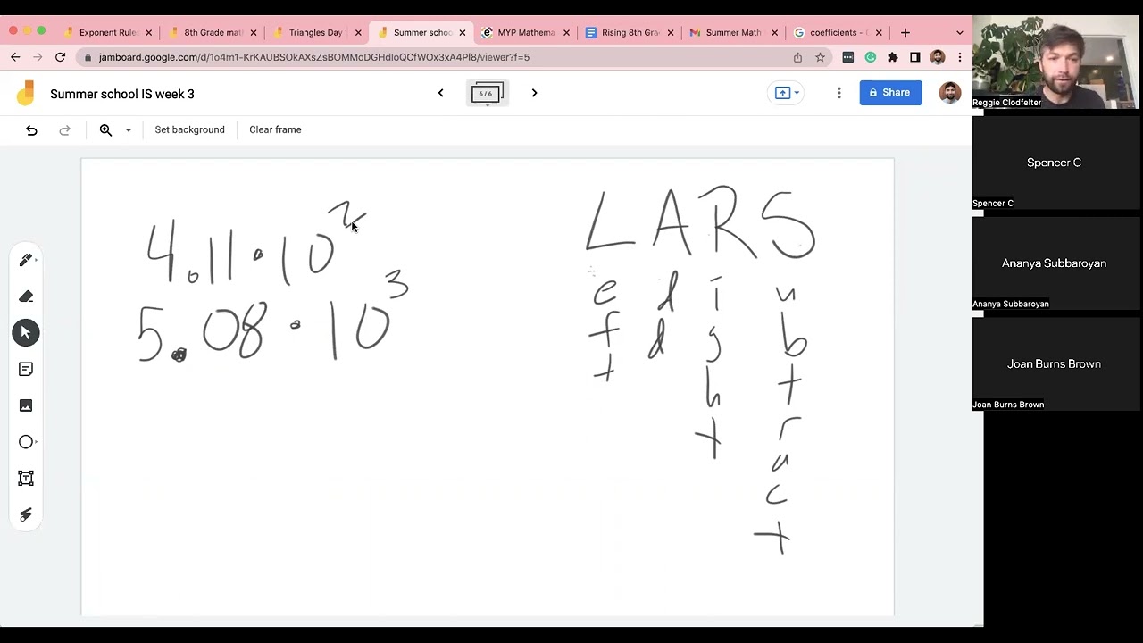 Using "LARS" to write/manipulate numbers in scientific notation - YouTube
