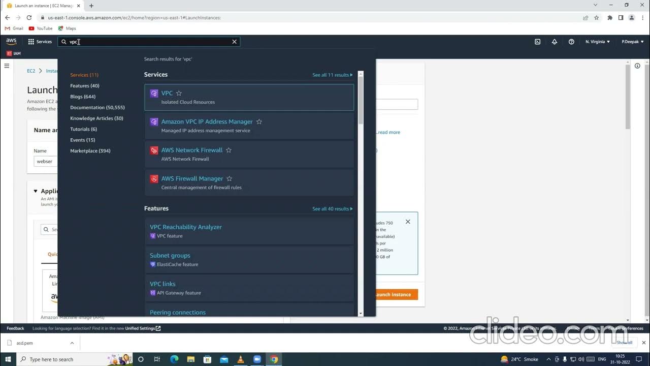 AWS | Web Server Deployment | 31-10-2022 - YouTube