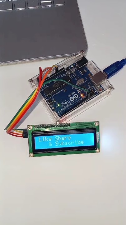 How to connect I2C 16X2 LCD Display for Arduino #iot #arduino #circuit ...