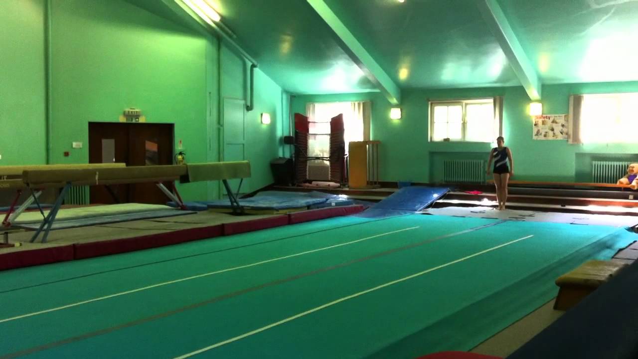 front tuck walk out - round off - handspring - layout 1/2 - YouTube