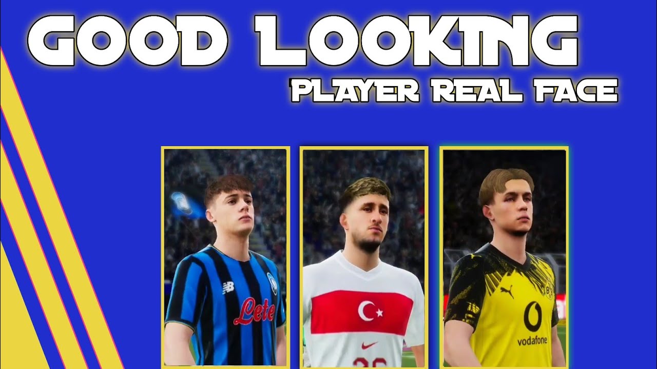REAL FACE PLAYER GOOD LOOKING ALL POSITION - YouTube