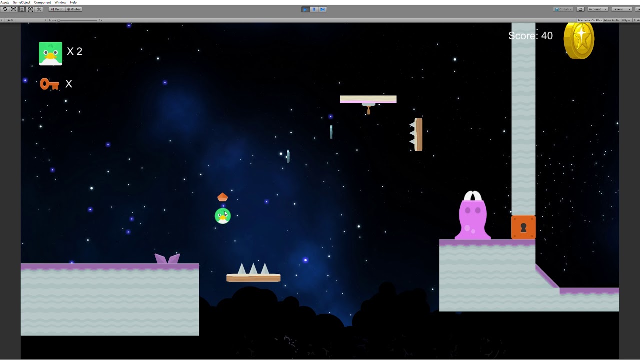 Space DUCK Video Game - YouTube