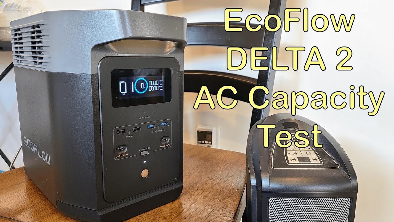 EcoFlow DELTA 2 AC Capacity Test - YouTube