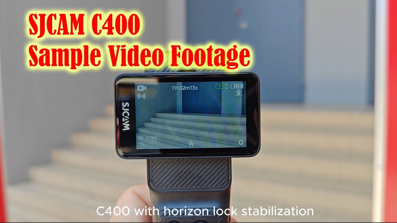 SJCAM C400 combo / Pocket 4K video footage and full sample - YouTube