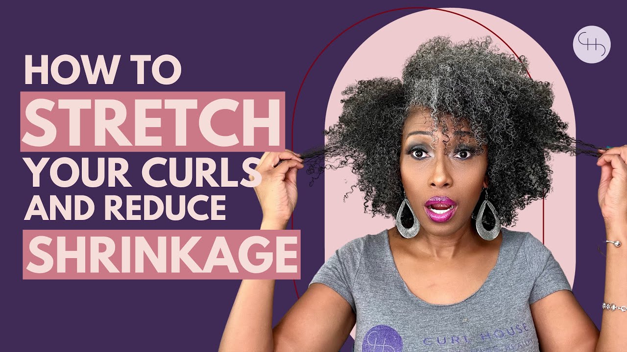HOW TO STRETCH NATURAL CURLS WITHOUT HEAT - YouTube