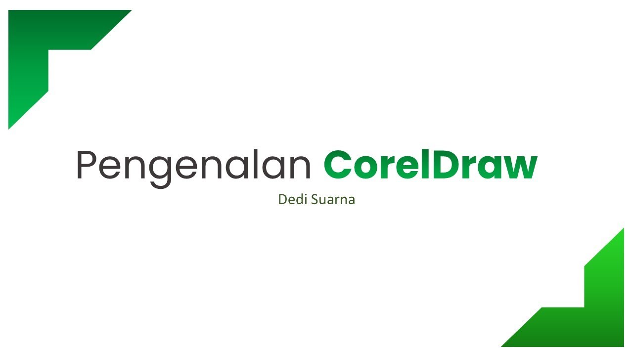Dasar- Dasar Pengenalan CorelDraw - YouTube