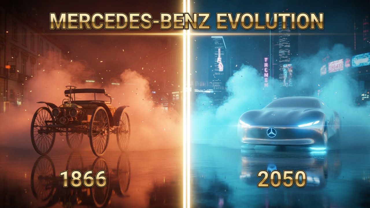 MERCEDES-BENZ Evolution | From First Car (1886) to Future AI Concepts ...
