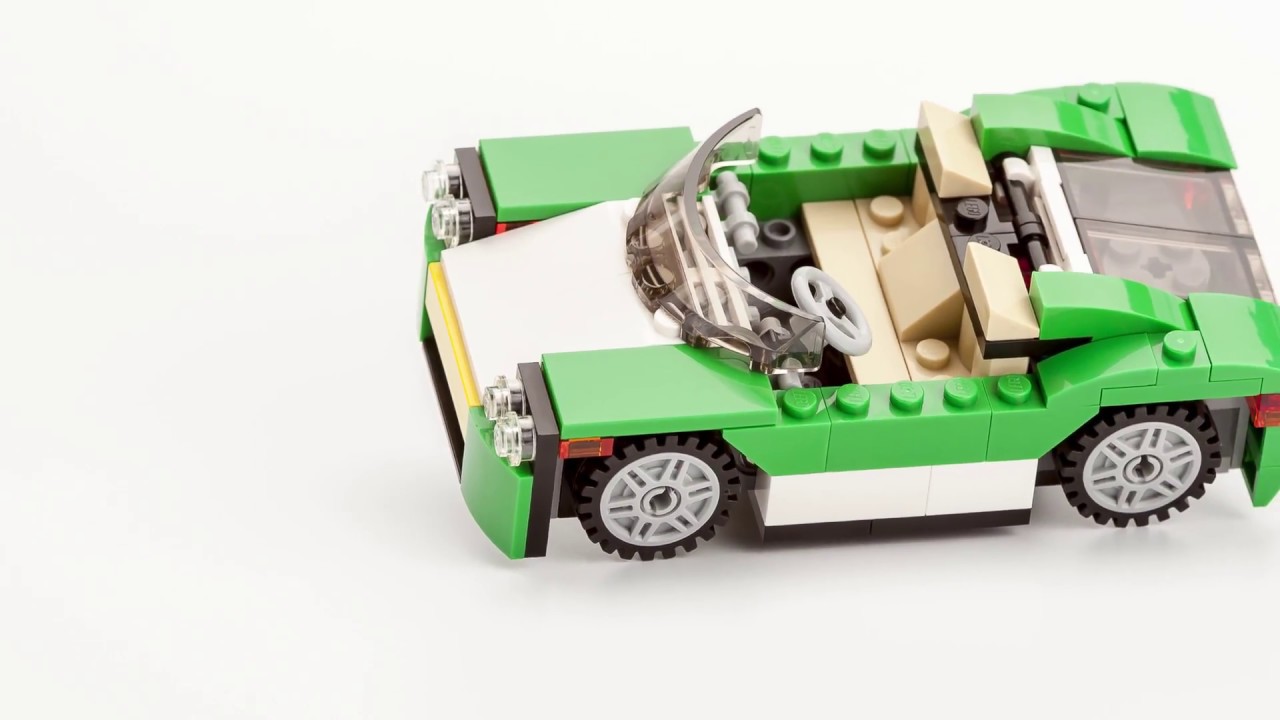 Lego Creator 31056 Green Cruiser 3-in-1: Race Car - speed building open ...