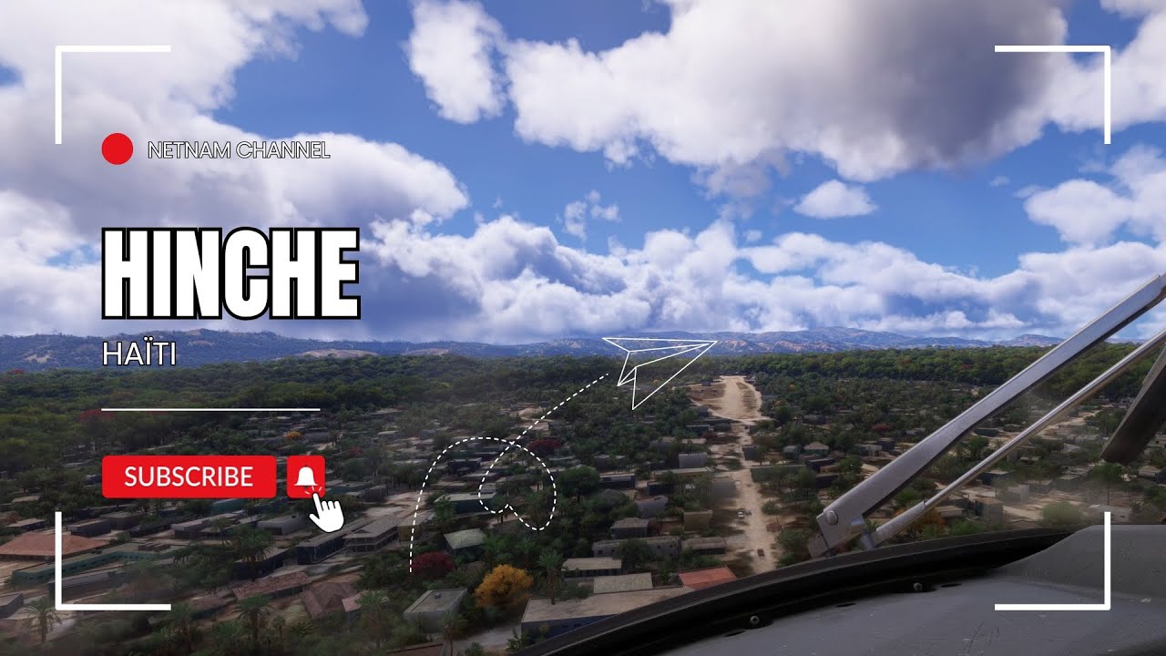 Landing in Hinche Haïti | HIN | Hinche Airport #fs2024 #rtx5090 #haiti ...