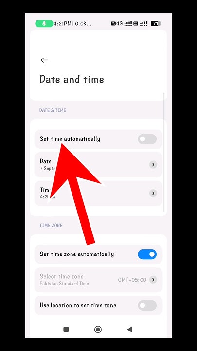 How to set Date and time automatically | clock setting | date or time automatically set kaise ...