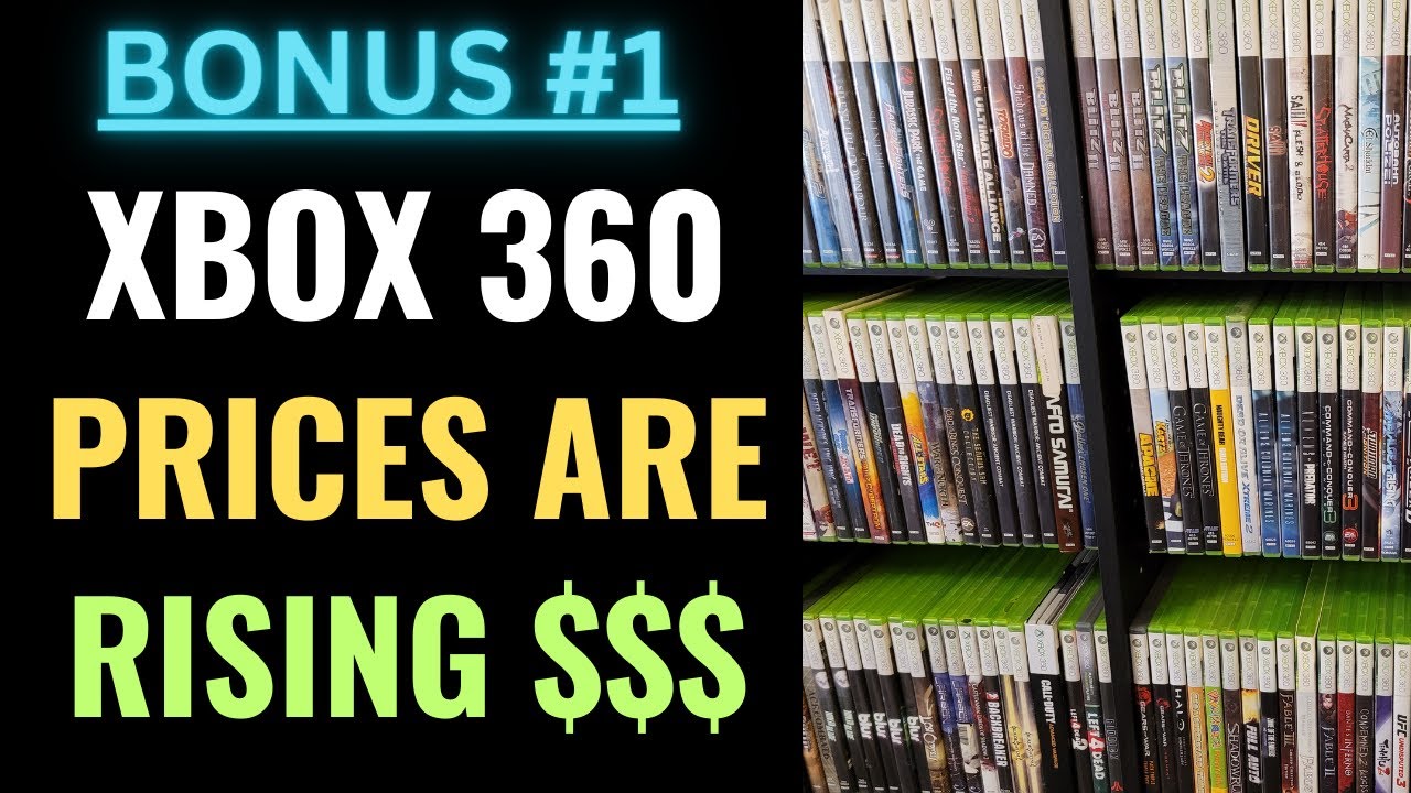 Xbox 360 Game Prices are EXPLODING $$$ BONUS Ep 1 | 69 Xbox 360 Game ...