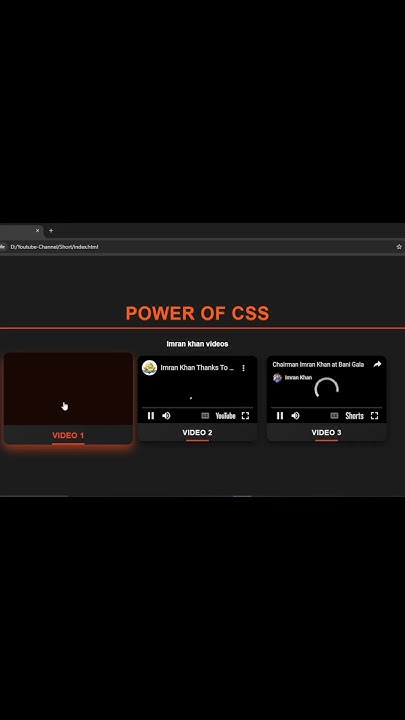 Launching My Web & App Development Channel! | The Power of CSS & Imran Khan’s Digital Vision ...