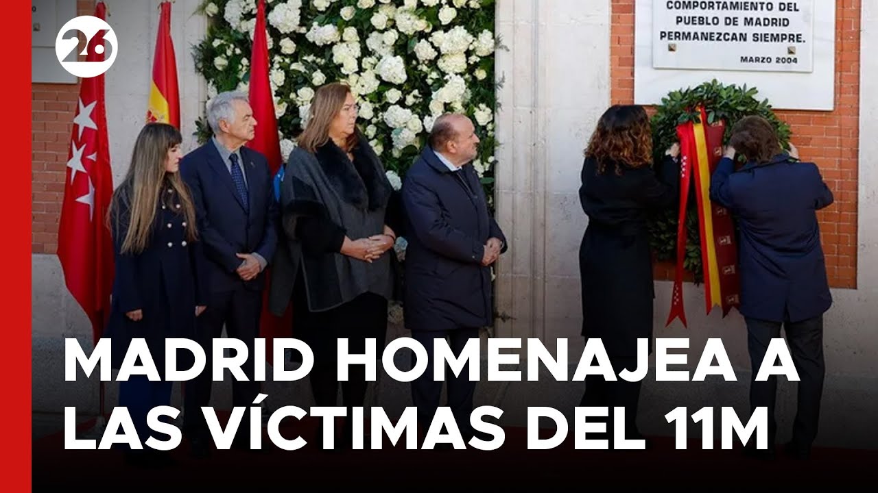 ESPAÑA | Madrid homenajea a las víctimas del 11M - YouTube