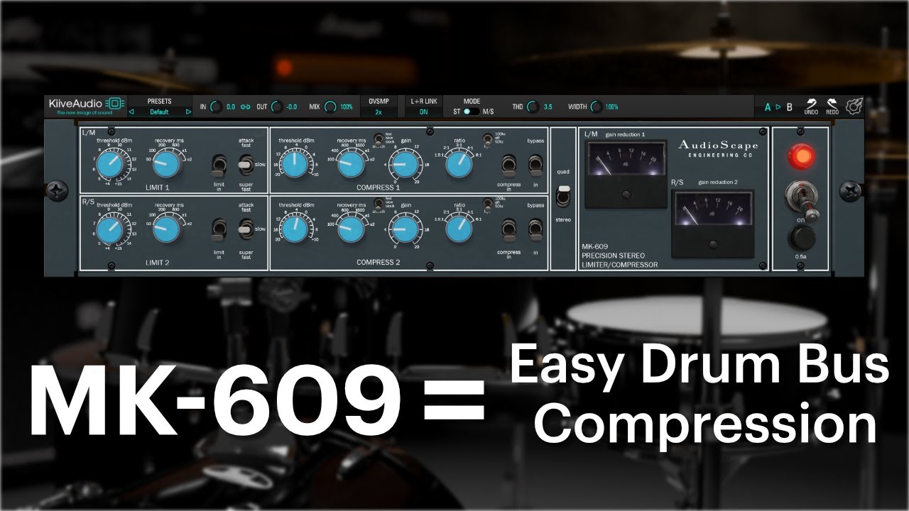 Drum Bus Compression in Under 3 Minutes with MK-609 - YouTube