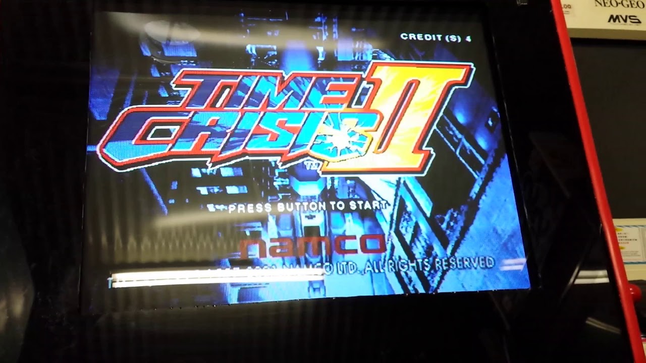 jamma arcade and ps2 light gun games - marcho arcade - YouTube