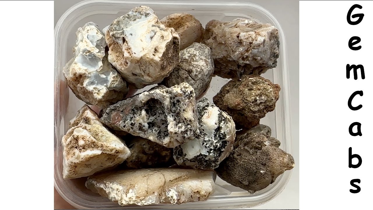 Group of Arizona Gila Bend Mountain Agates Cut Open to Reveal the ...