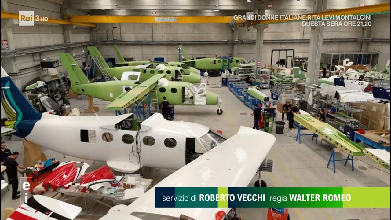 Tecnam servizio Rai Eccellenze Italiane di Roberto Vecchi - YouTube