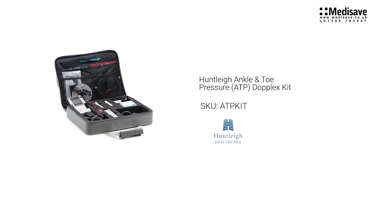 Huntleigh Ankle Toe Pressure ATP Dopplex Kit ATPKIT - YouTube