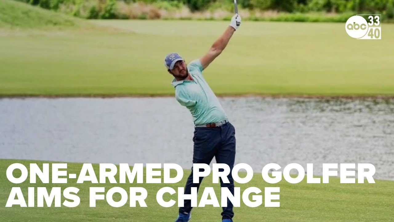 One-armed golf pro Alex Fourie aims for change with adaptive golf tour ...